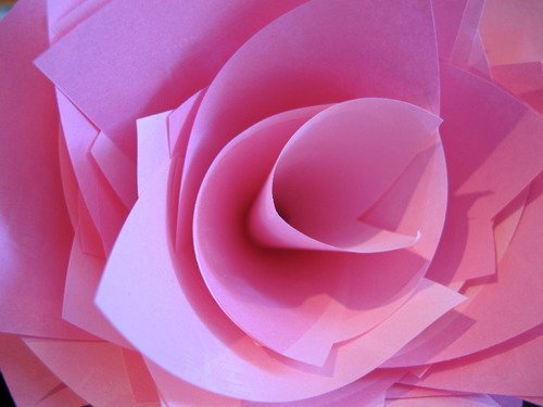 Roses Made From Post-It Notes