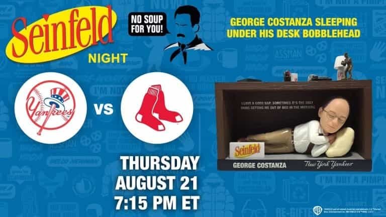 George Costanza Bobblehead Giveaway: Yankees Celebrate Seinfeld Night