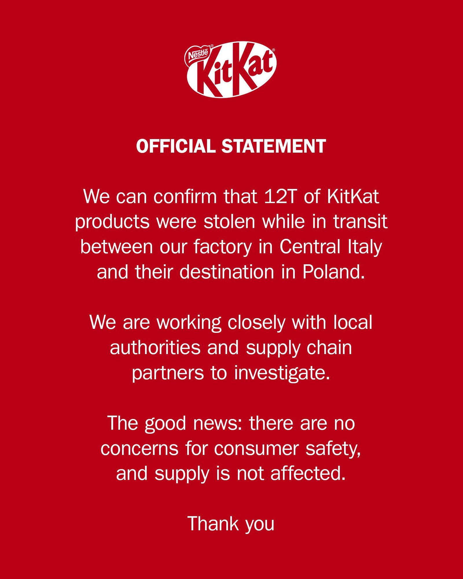 KitKat Heist: The Sweetest Food Theft Ever